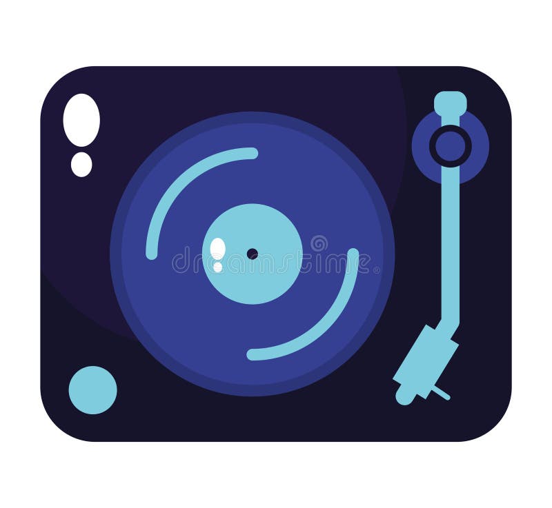 Dj turntable equipment stock vector. Illustration of mixing - 310840108