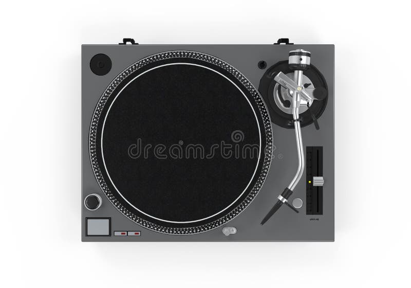 Dj Turntable Top View