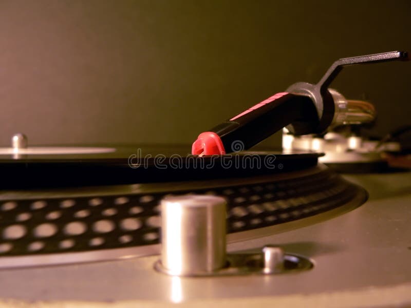 Dj Turntable Needle on Record Stock Image - Image of needle, jaying ...