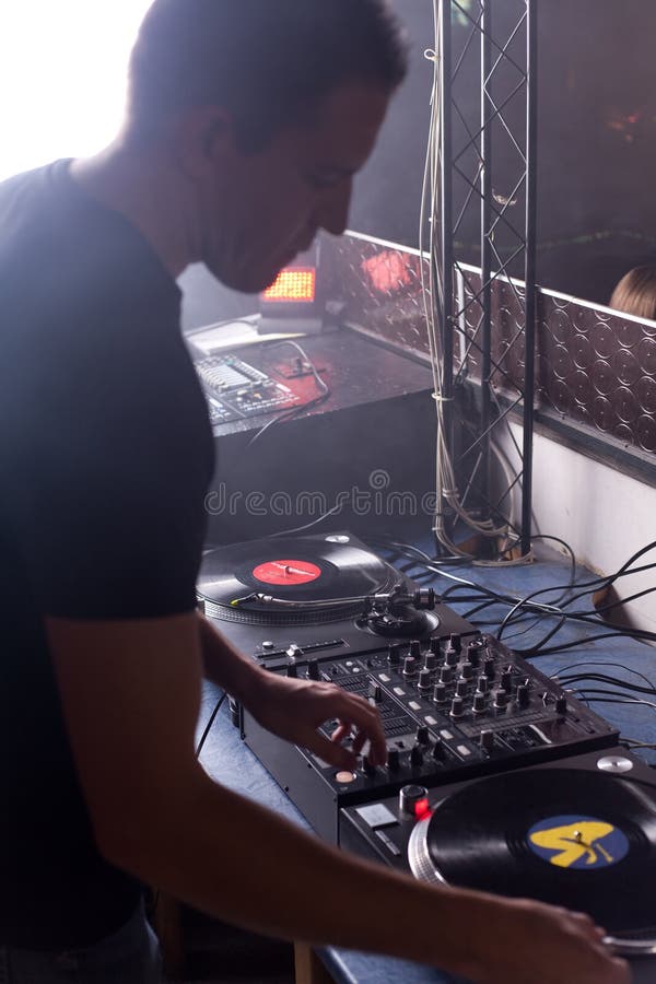 Dj at work stock photo. Image of celebration, glamour - 11493274