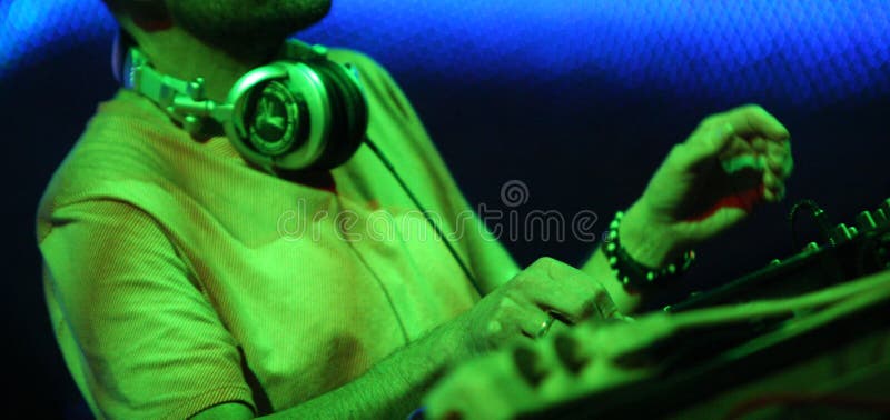 DJ at work stock photo. Image of party, shake, subcultures - 6497660