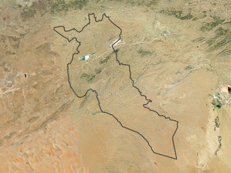 Djelfa, Algeria. High-res Satellite. No Legend Stock Illustration ...