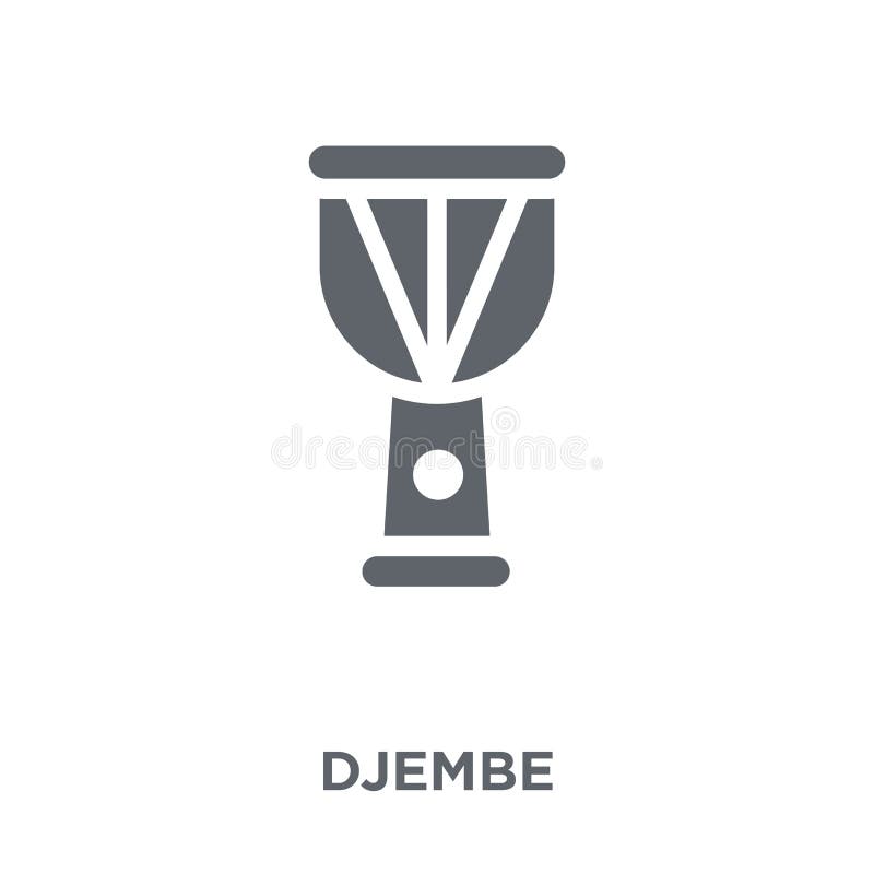 Djembe Web Icon. Djembe Logo Design. Percussion Instrument Djembe Sign ...