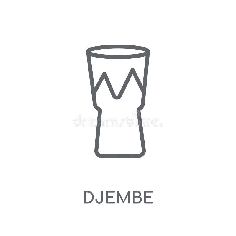 Djembe Icon. Trendy Djembe Logo Concept on White Background from Stock ...