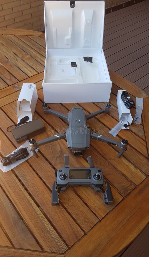 DJI Mavic 2 Pro Drone and All Its Elements Stock Image - Image of ...