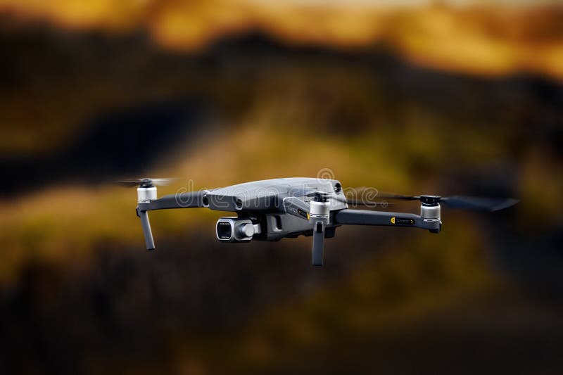 DJI Mavic 2 Pro, Drone in Flight. Editorial Photo - Image of drone ...