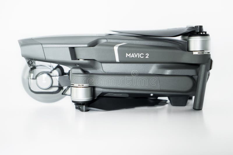 Folded drone in hand stock photo. Image of aerial, gimbal - 109721928