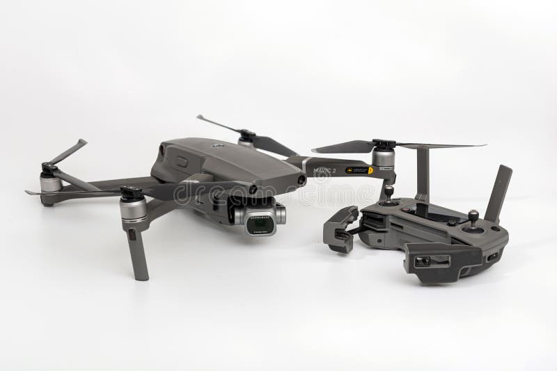 DJI Mavic 2 Pro with Hasselblad Camera and Remote Controller Isolated ...