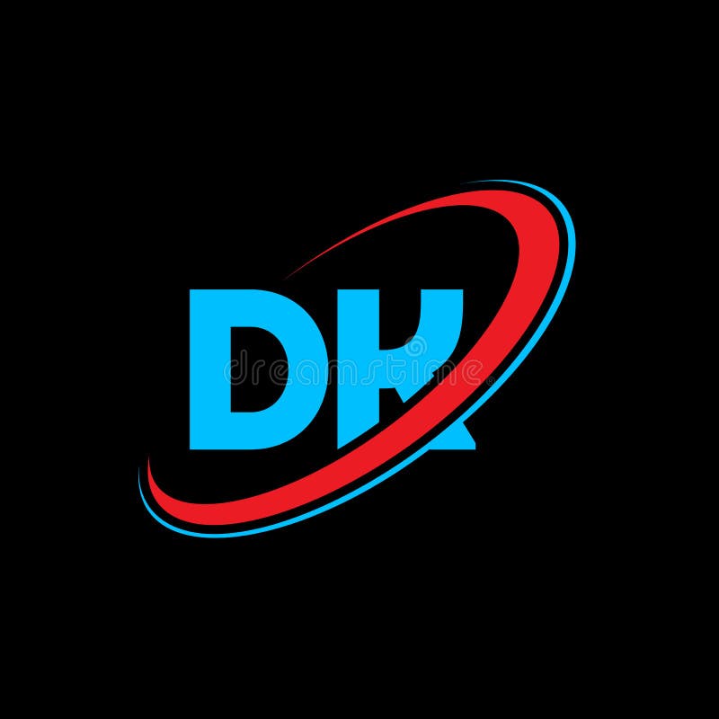 DK D K Letter Logo Design. Initial Letter DK Linked Circle Uppercase ...