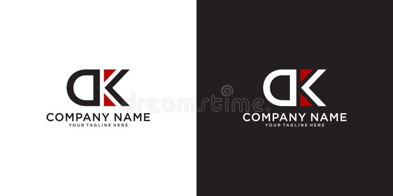 DK Logo. Company Logo. Monogram Design Stock Vector - Illustration of ...