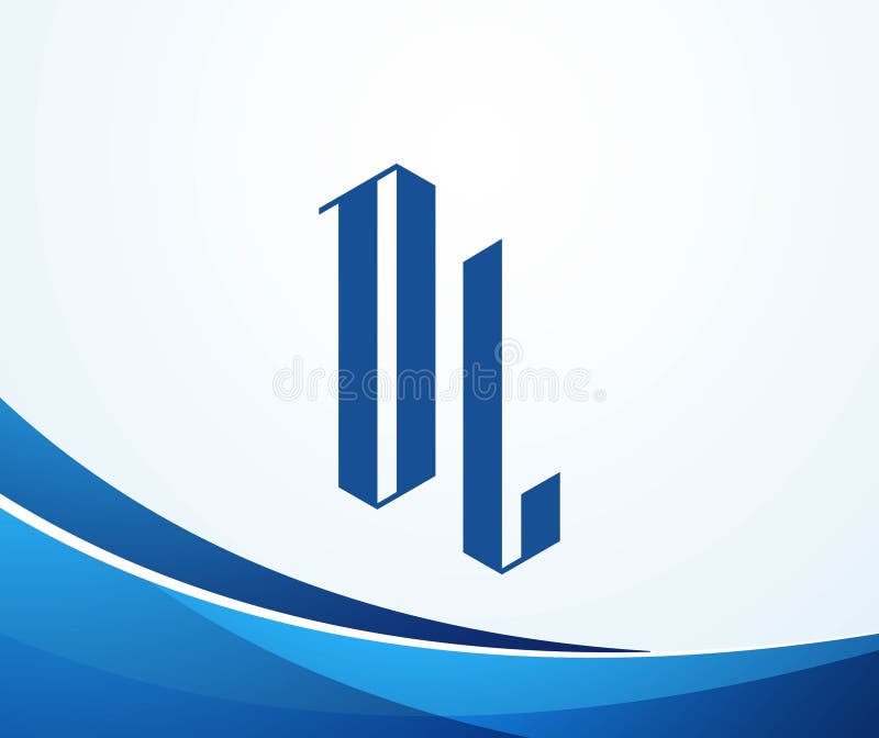 DL Alphabet Letter Logo Design Template Elements Stock Vector ...