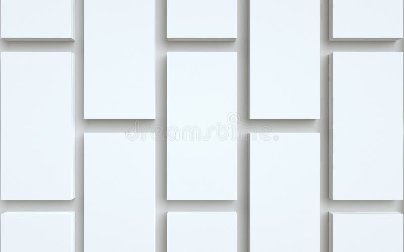 DL Flyer / Invitation Mock-Up - Multiple Flyers. 3D Illustration Stock ...