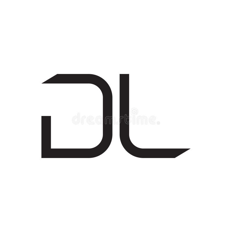 Dl Initial Letter Vector Logo Icon Stock Vector - Illustration of mark ...
