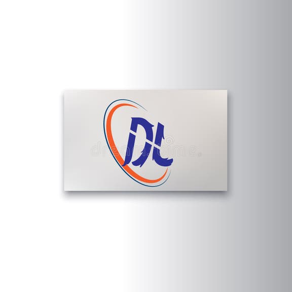 DL Text Logo Design stock vector. Illustration of letters - 261006998