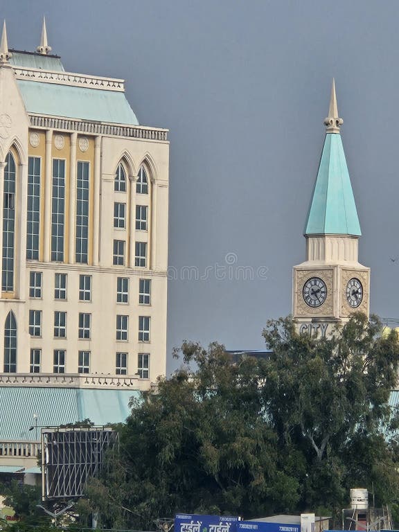 DLF Courtyard stock photo. Image of clocktower, delhi - 357207800