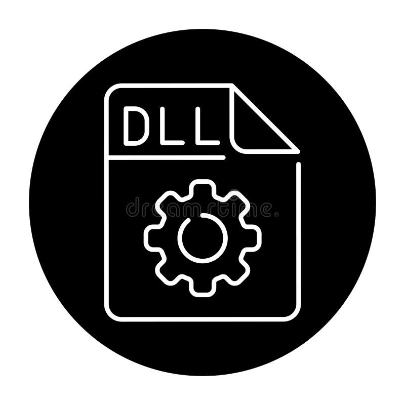 DLL File Color Line Icon. Format and Extension of Documents Stock ... DLL File Color Line Icon. Format and Extension of Documents Stock ...