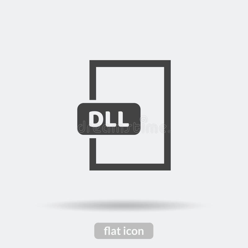 Dll Icon, Vector is Type EPS10 Stock Vector - Illustration of extension ...