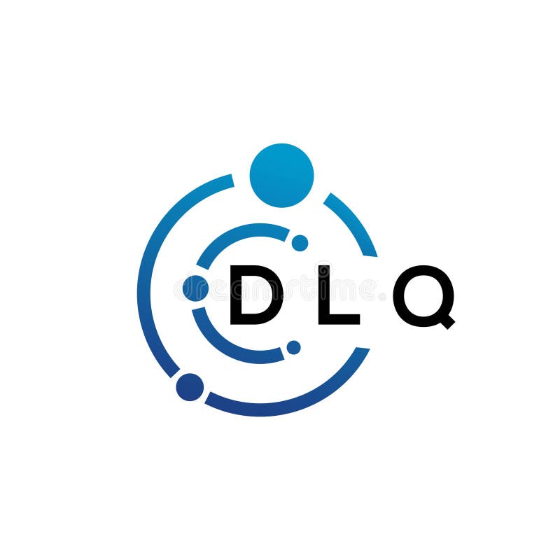 DLQ Letter Logo Design on White Background. DLQ Creative Initials ...