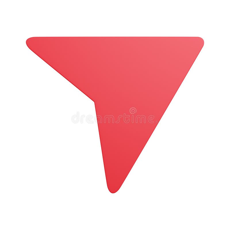 DM Arrow Icon. 3d Render Illustration Stock Illustration - Illustration ...