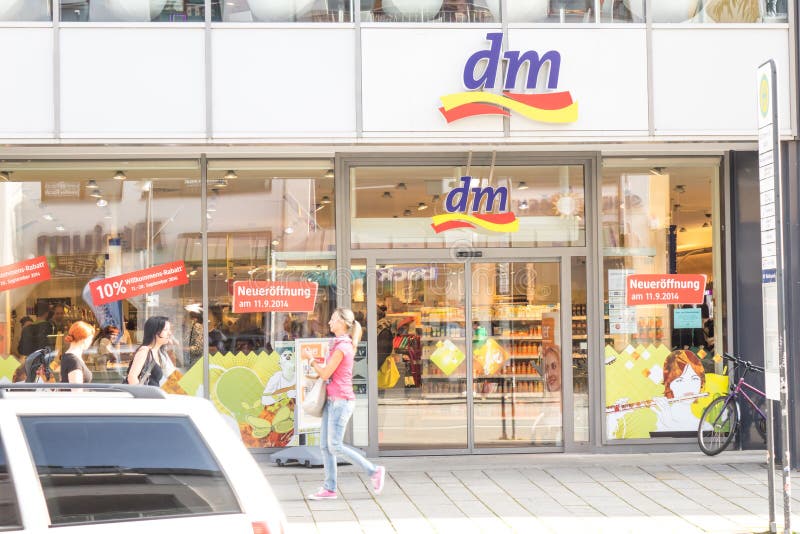 DM drugstore editorial stock photo. Image of store, drugstore - 44608368