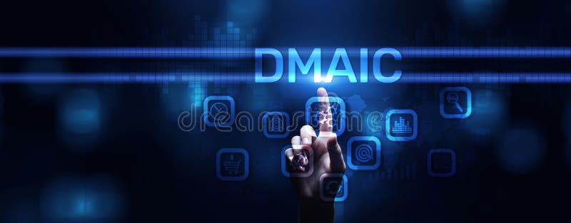 DMAIC SIx Sigma Lean Manufacturing Development Technology Concept Stock ...