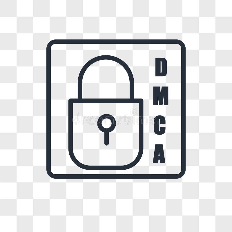 Dmca Vector Icon Isolated on Transparent Background, Dmca Logo Design ...