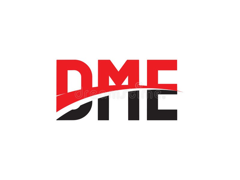 DME Letter Initial Logo Design Vector Illustration Stock Vector ...