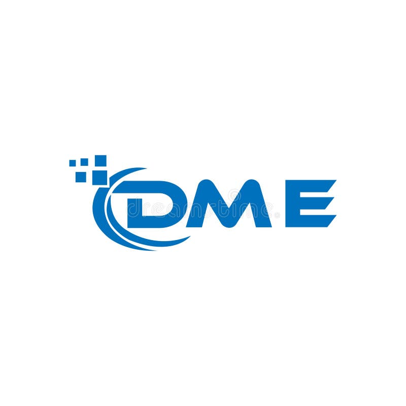 DME Letter Logo Design on White Background. DME Creative Initials ...