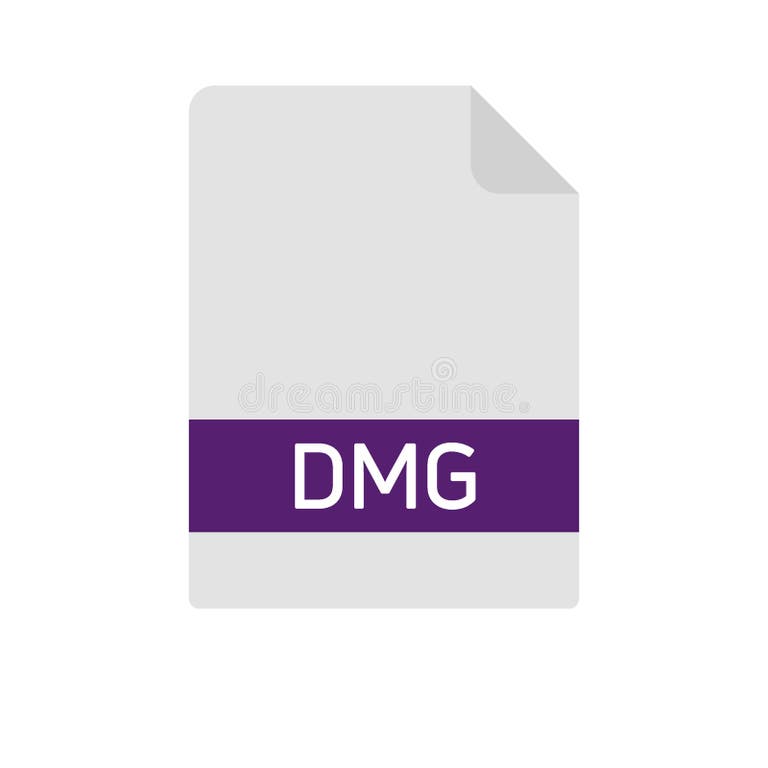 DMG File Format, Extension Color Line Icon. Vector Illustration Stock ...