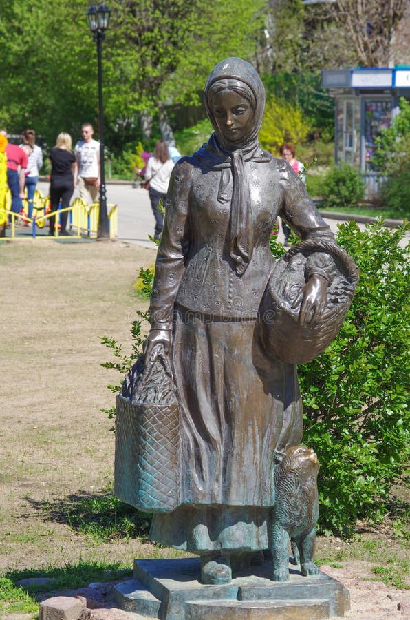 DMITROV, RUSSIA - May, 2018: Sculpture in the Park Editorial Stock ...