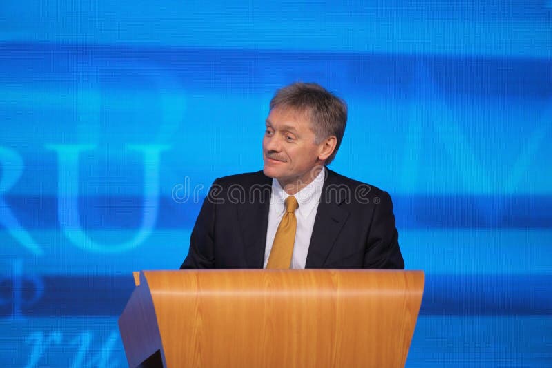 Dmitry Peskov foto de archivo editorial. Imagen de primer - 53162703