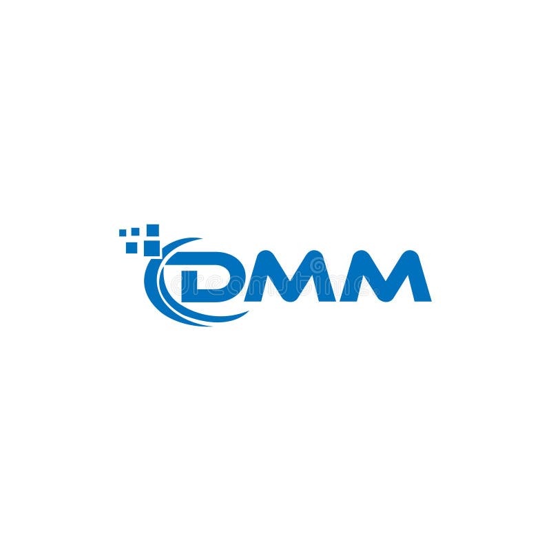 DMM Letter Logo Design on White Background. DMM Creative Initials ...
