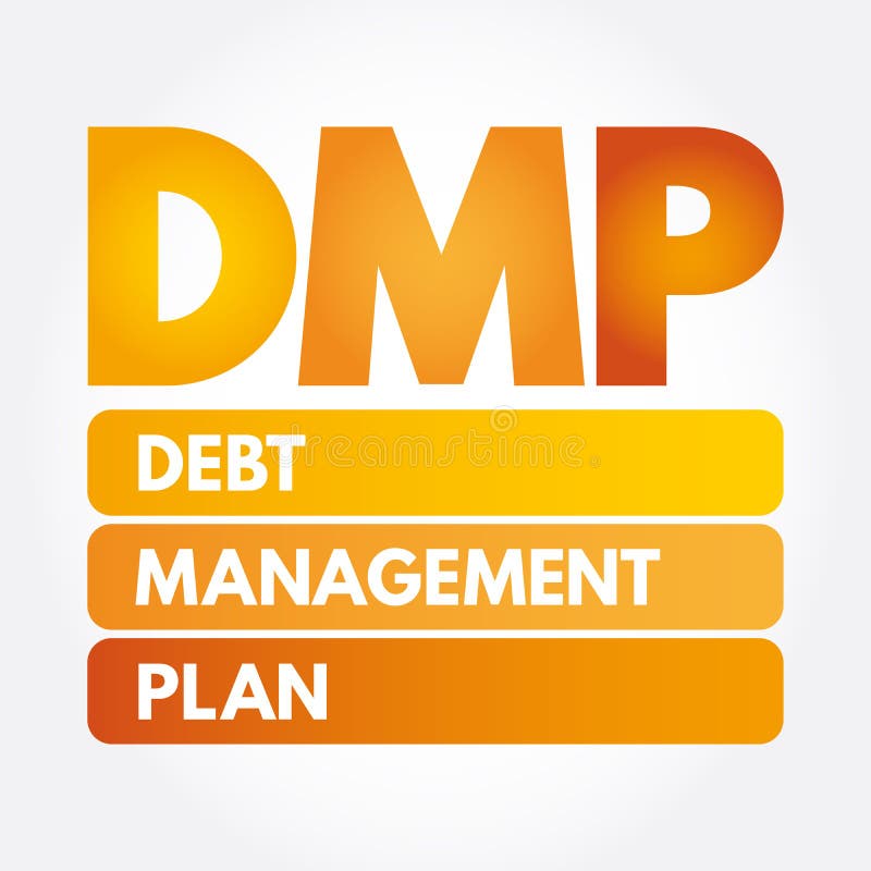 DMP - Debt Management Plan Acronym Stock Illustration - Illustration of ...
