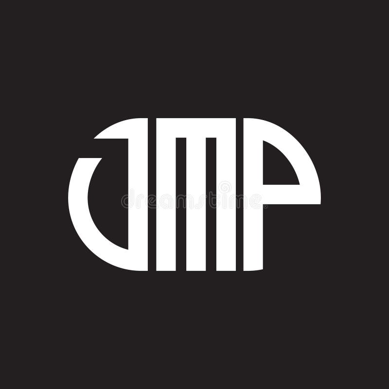 DMP Letter Logo Design on Black Background. DMP Creative Initials ...