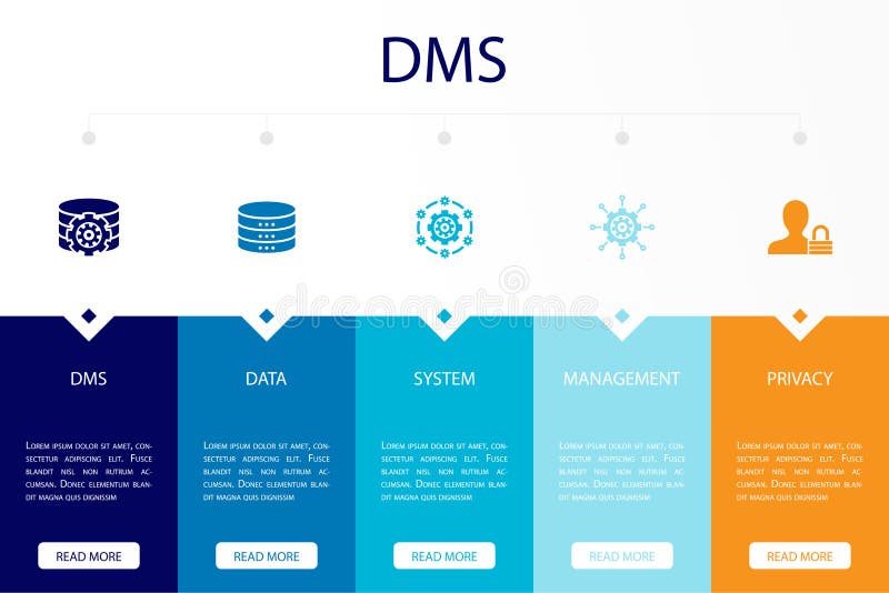 DMS, Data, System, Management, Privacy Stock Illustration ...