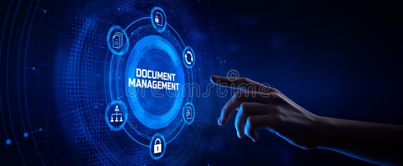 DMS Document Management System Business Automation Technology Concept ...
