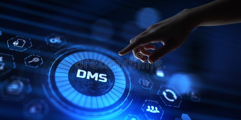 DMS Document Management System Business Automation Technology Concept ...