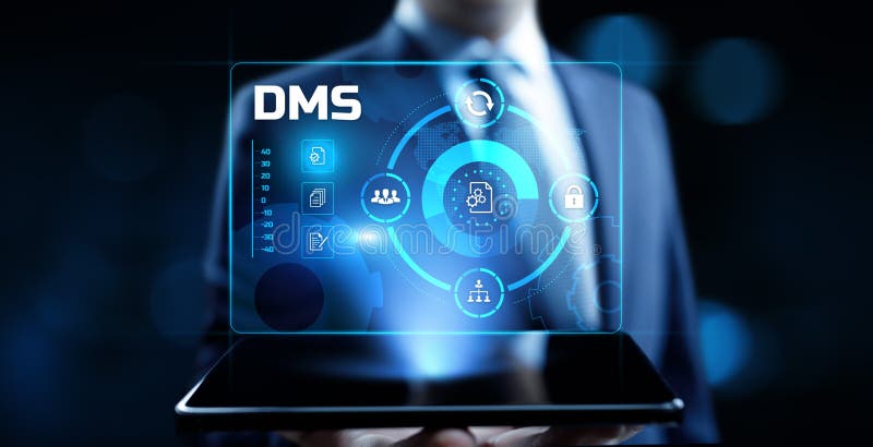 DMS Document Management System Business Technology Concept Stock Image ...