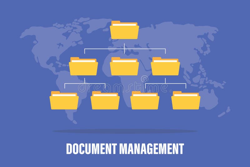 Dms Document Management System Concept with Folder Structure with ...