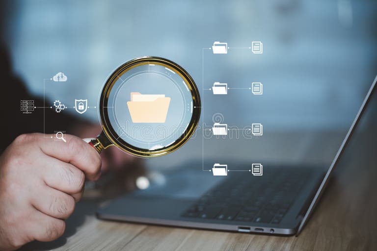 DMS, Document Security Concept. Document Management System, Data ...