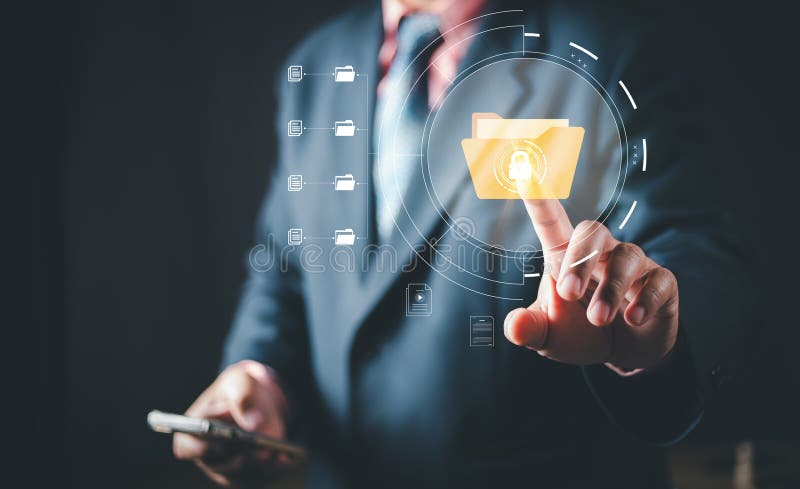 DMS, Document Security Concept. Document Management System, Data ...