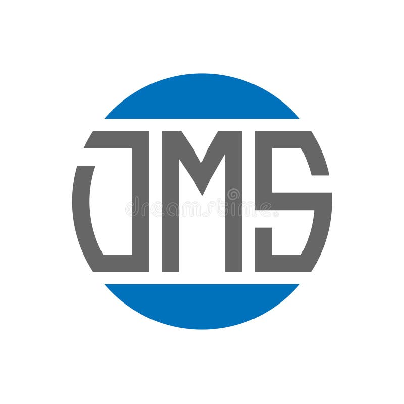 DMS Letter Logo Design on White Background. DMS Creative Initials ...