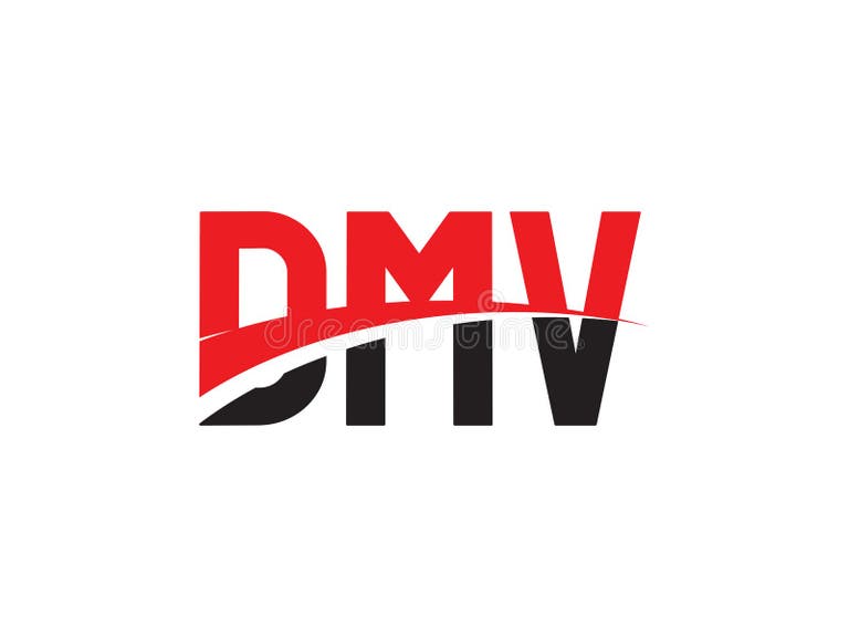 DMV Letter Initial Logo Design Vector Illustration Stock Vector ...