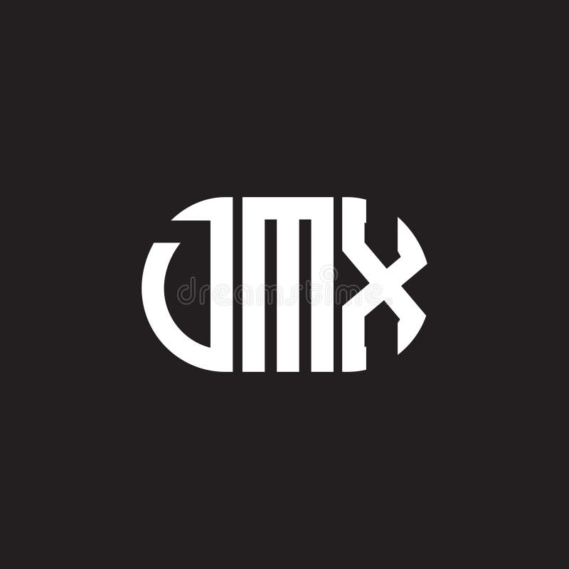 DMX Letter Logo Design on Black Background. DMX Creative Initials ...