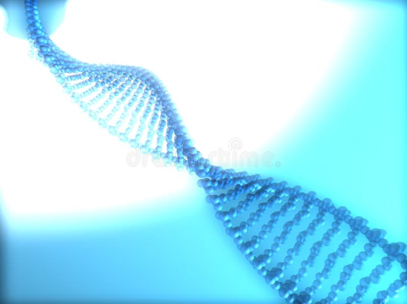 Dna 1 stock illustration. Illustration of glowing, microscopic - 3487241