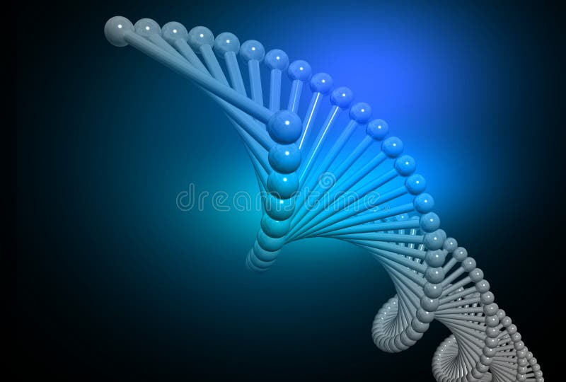 DNA strand question mark stock illustration. Illustration of helix ...