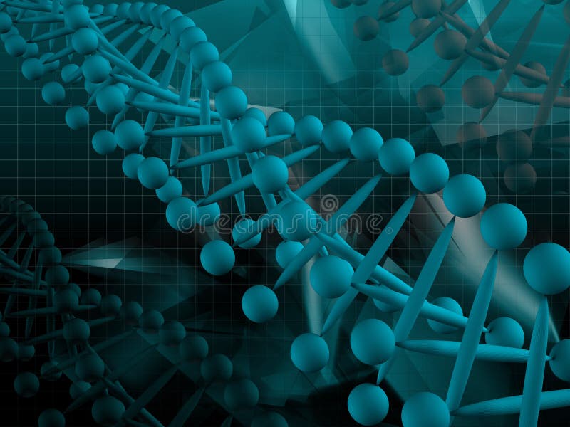 Science Background with DNA Stock Vector - Illustration of molecule ...