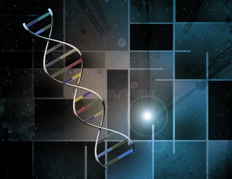 DNA Abstract stock illustration. Illustration of abstract - 13135485