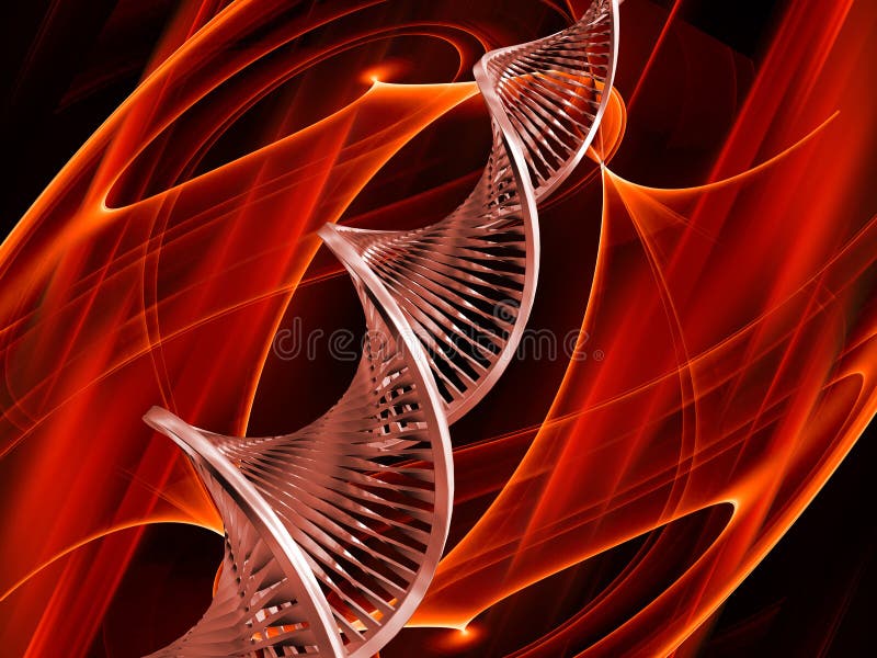 DNA abstract stock illustration. Illustration of chromosome - 6917111