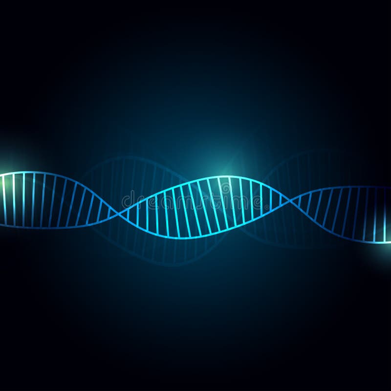 DNA Abstract Background with Copy Space for Text , Futuristic Creative ...